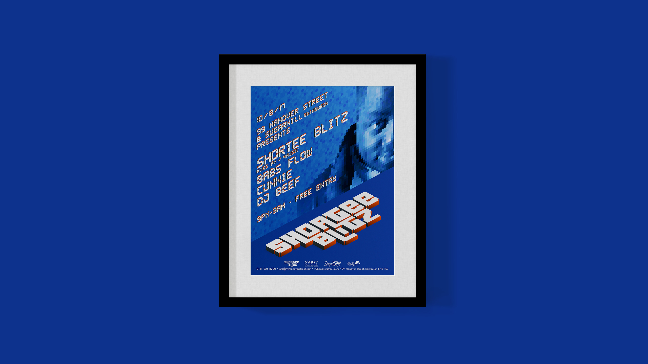 Shortee Blitz | 99 Hanover Street | Poster | Dephined